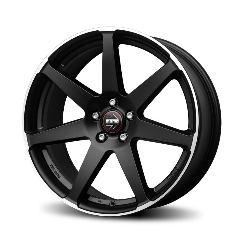 Alu Felna 19x8.5 5/114.3 ET40 72.3 MOMO Seven Black Matt Polished