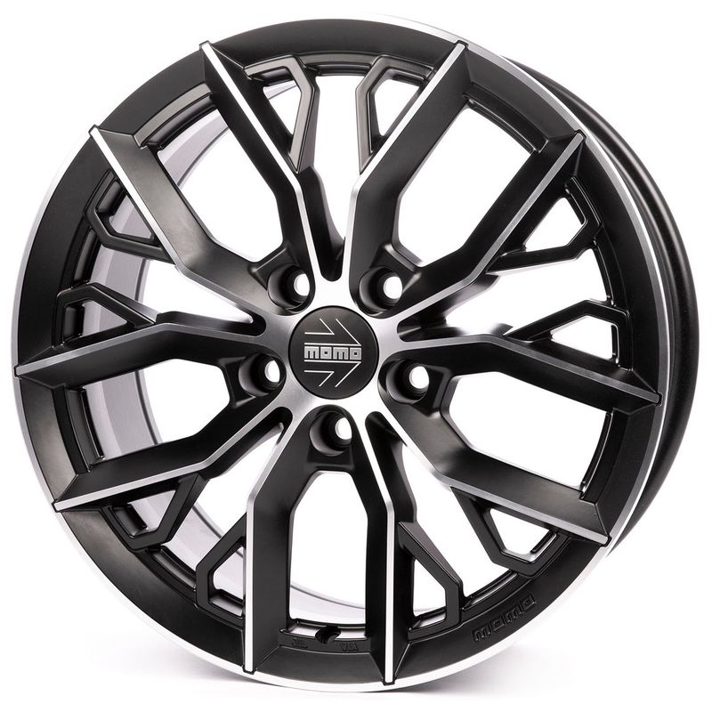 Alu Felna 18x8.0 5/110 ET40 65.1 MOMO Massimo Matt Black Polished