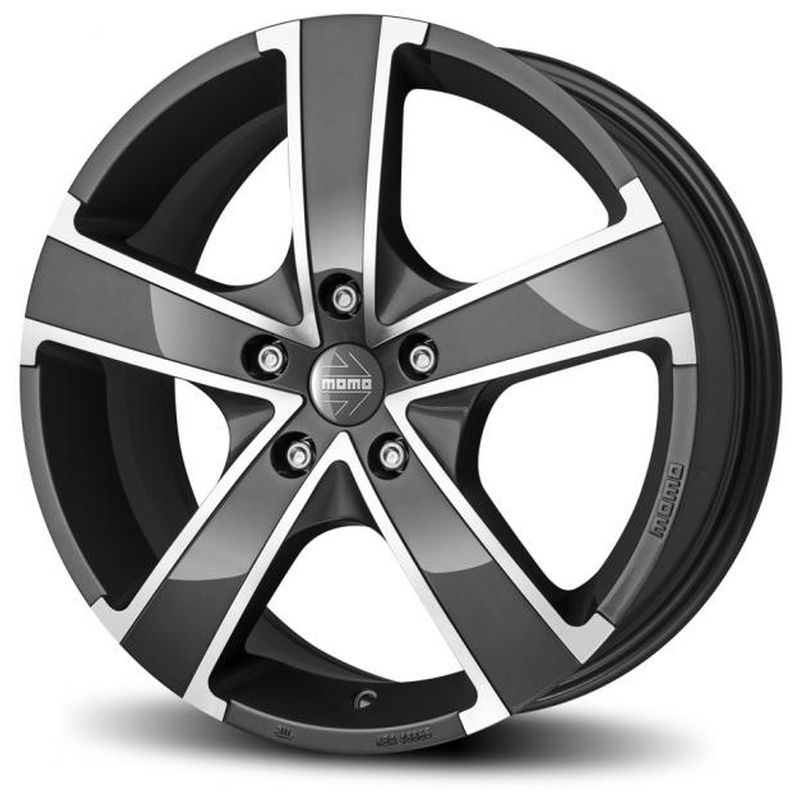 Alu felna 16X6.5 5/112 ET38 72.3 Momo Win Pro Evo Glossy Anthracite Polished