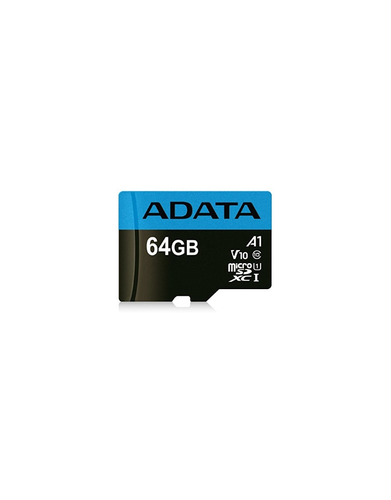 A-DATA Memorijska kartica UHS-I MicroSDXC 64GB class 10 + adapter AUSDX64GUICL10A1-RA1