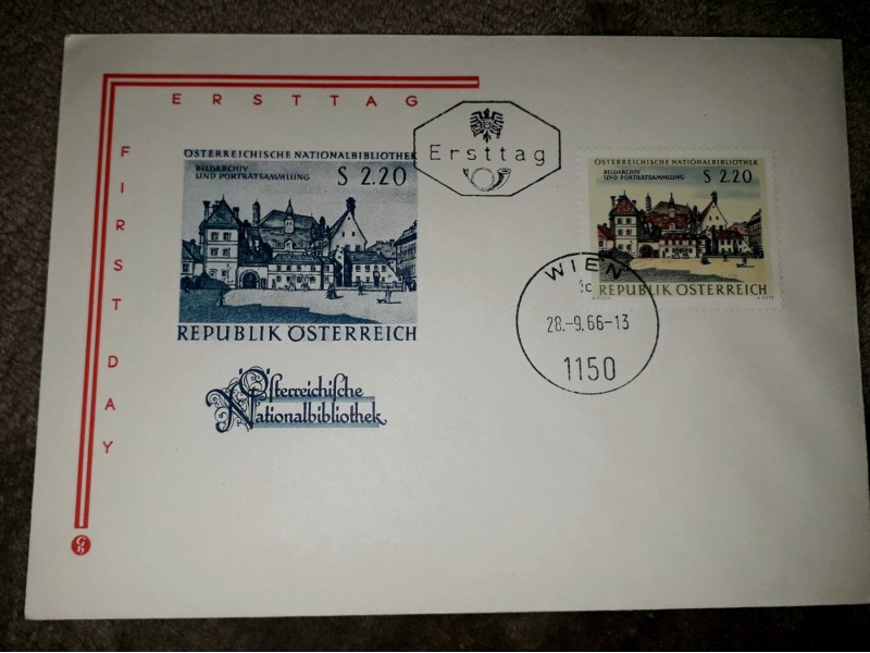 Austrija. 1966. FDC