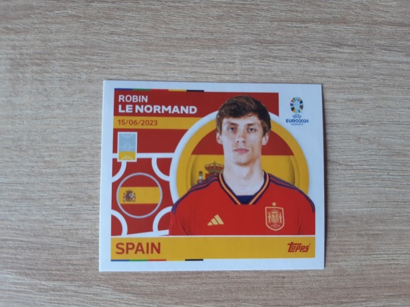 Euro 2024 Uefa Topps sličica broj ESP 8
