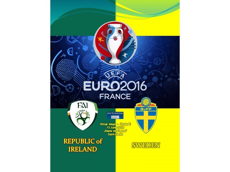 2016, REPUBLIKA IRSKA - ŠVEDSKA! EURO 2016.