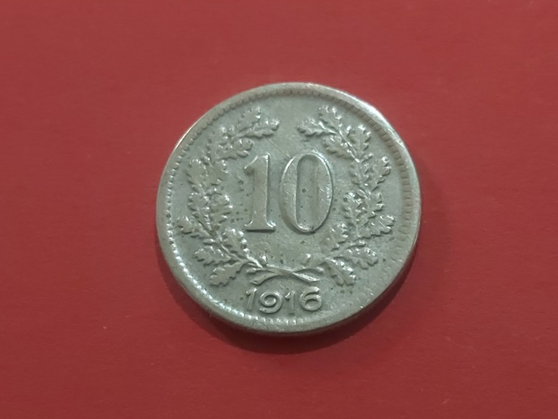 Austrija - 10 heller 1916 god