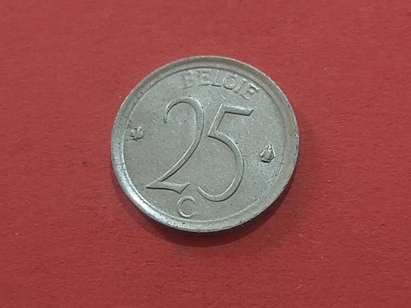 Belgija - 25 centimes 1964 god