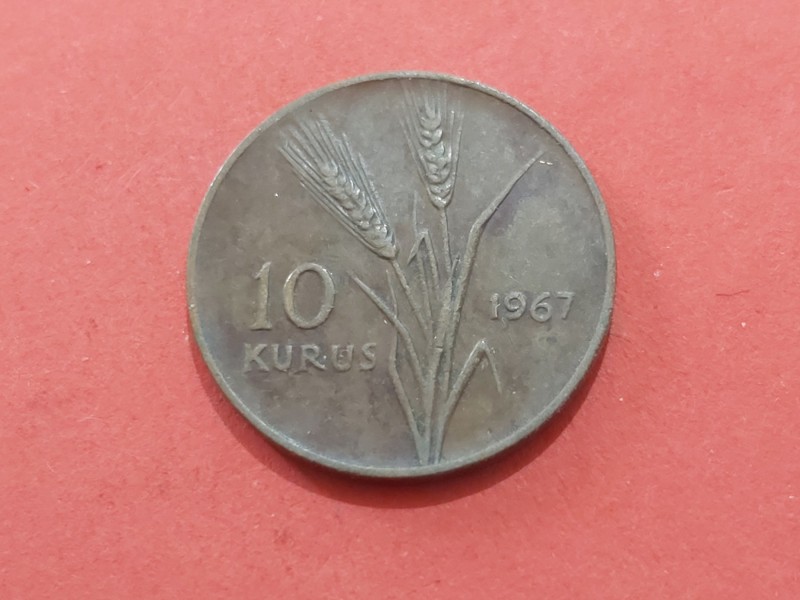 Turska - 10 kurus 1967 god