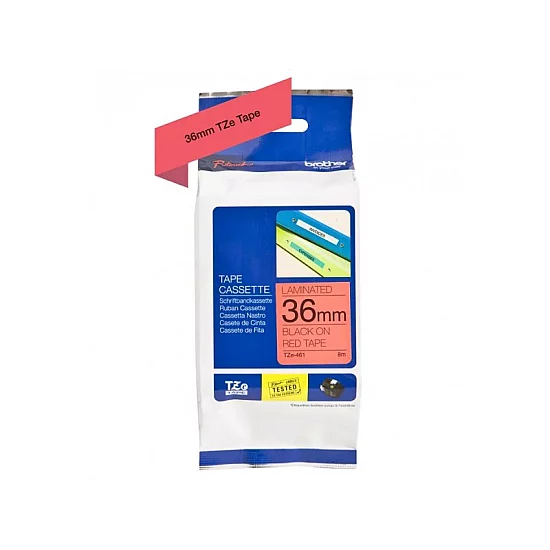 BROTHER TZE461 TRAKA 36MM CRNO/CRVENO CENA