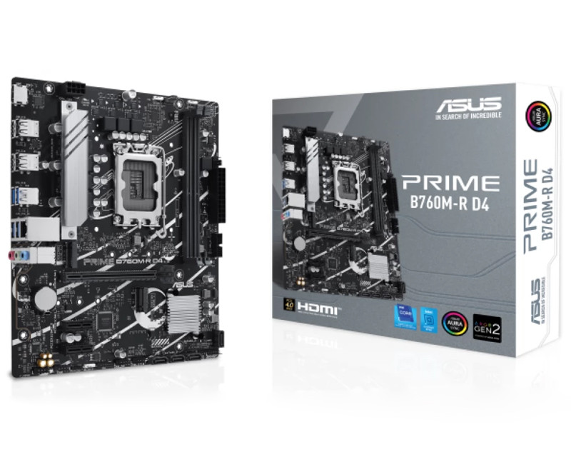 ASUS - PRIME B760M-R D4 matična ploča