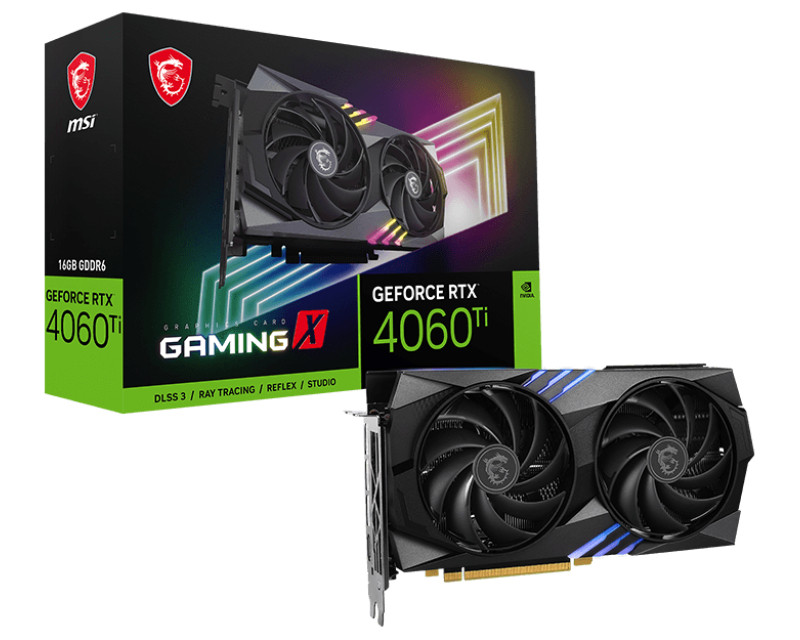 MSI - nVidia GeForce RTX 4060 Ti 16GB 128bit RTX 4060 Ti GAMING X 16G grafička karta