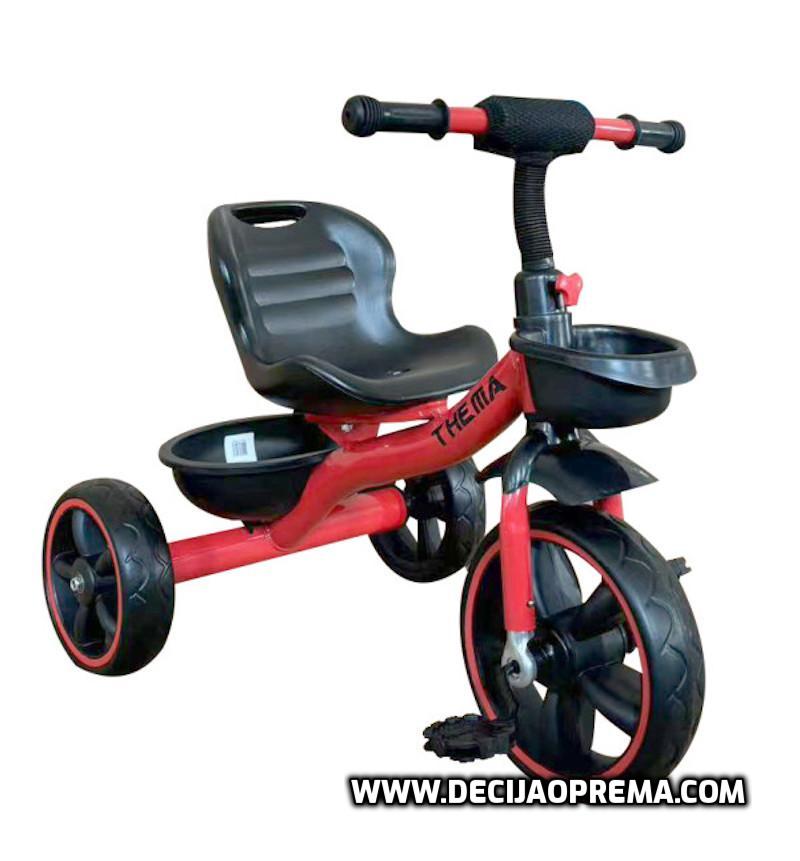 Tricikl Thema za decu Crveni