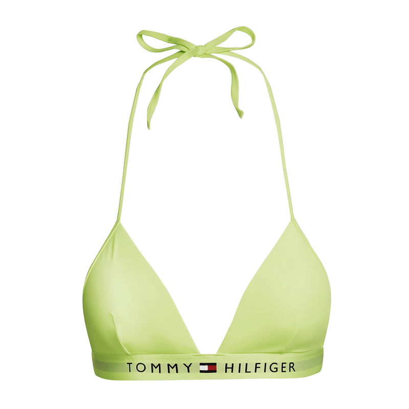 Ženski kupaći gornji deo Tommy Hilfiger Triangle Fixed Foam