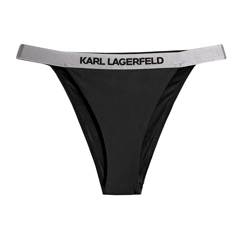 Ženski kupaći donji deo Karl Lagerfeld logo bikini bottom w/ elastic