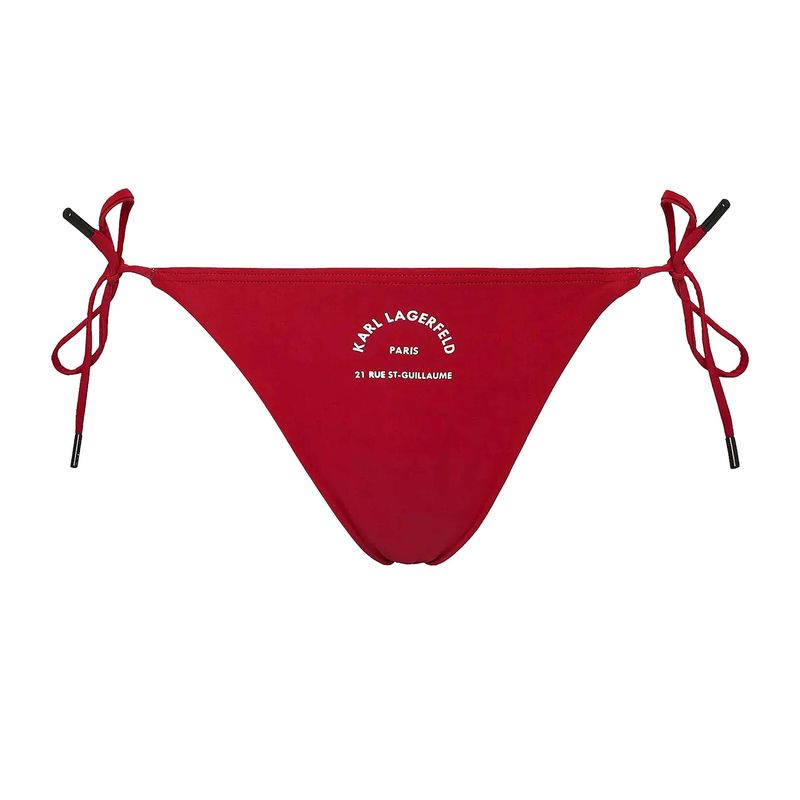 Ženski kupaći donji deo Karl Lagerfeld string bikini bottoms w/ logo