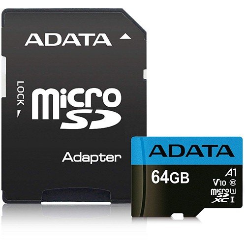 ADATA Memorijska kartica microSDXC Premier - AUSDX64GUICL10A1-RA1 - 64GB microSDHC Class 10 V10 UHS-I