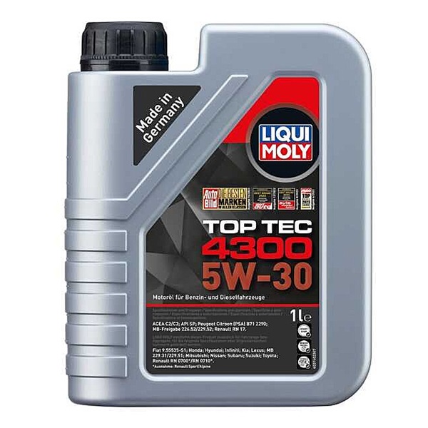 Liqui Moly Top Tec 4300 5W30 1Lit. sintetičko motorno ulje