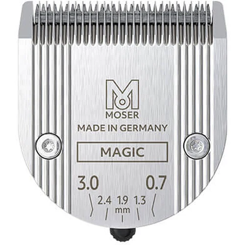 MOSER Rezervni set nožića Magic, od nerđajućeg čelika, retki zupci, 0,7-3mm
