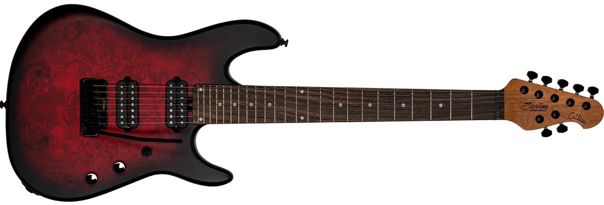 Sterling Richardson 7 Dark Scarlet Burst Satin