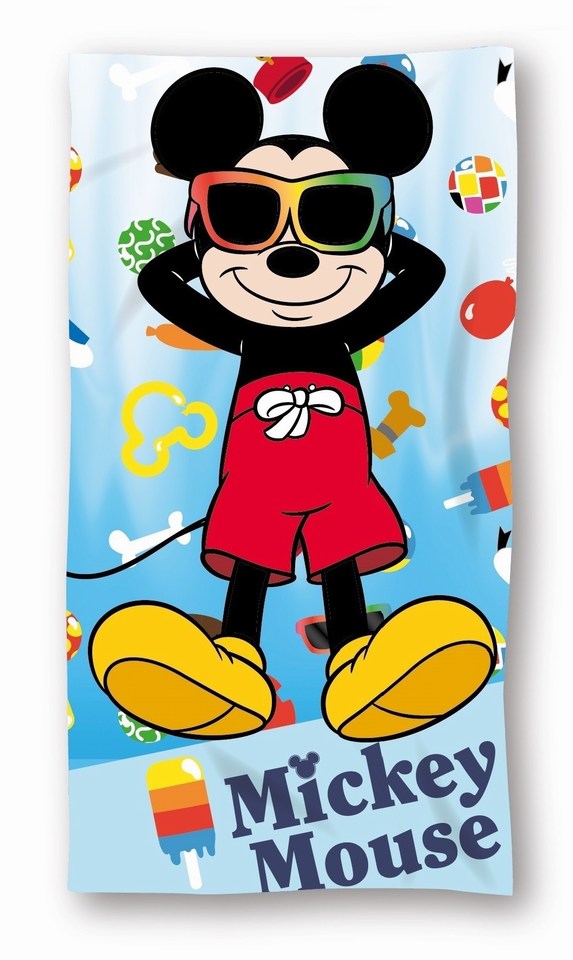 Baloo Dečiji Pamučni Peškir za plažu 70×140 cm Mickey Mouse Model 2