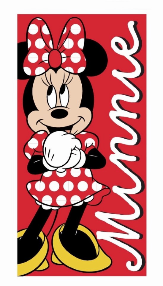 Baloo Dečiji Pamučni Peškir za plažu 70×140 cm Minnie Mouse Model 2