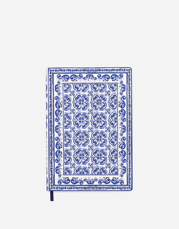 Dolce&Gabbana’s Blu Mediterraneo Medium Ruled Notebook Textile Cover – Sveska