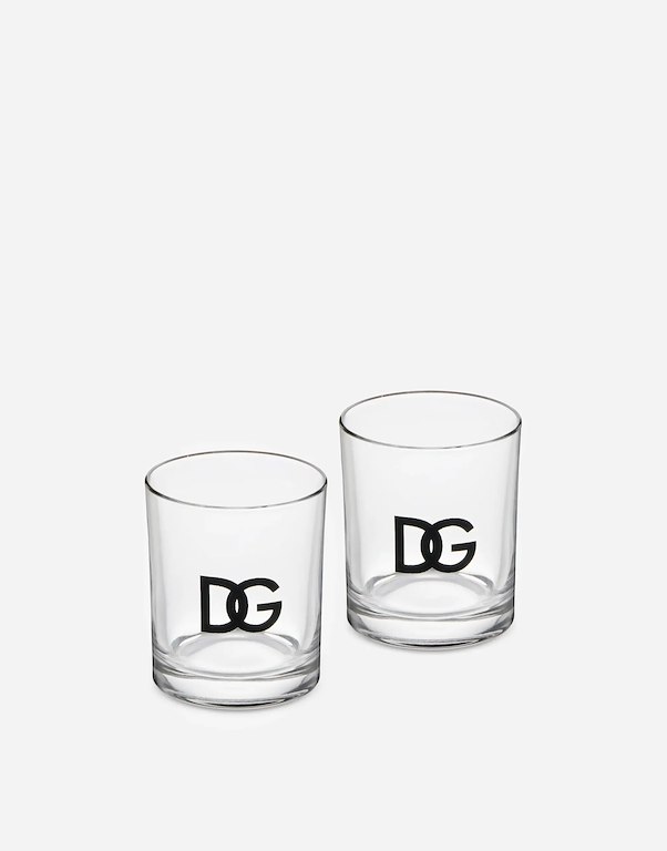 Dolce&Gabbana’s Logo Set 2 Water Glasses – Set čaša