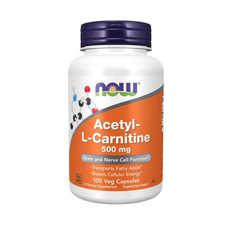 Now Acetyl L-carnitin 500mg A50 kapsula