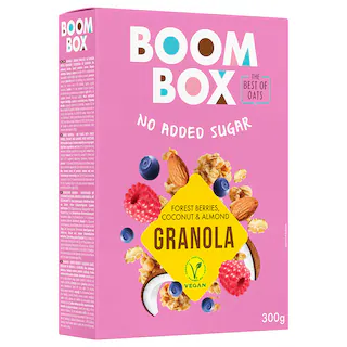 Ovs.granola sum.voc.kok.bad.Boom Box300g