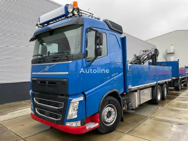 Volvo FH 540 6X2 / Kraan MKG 201 / Apk/Tuv 07-2024 / E6 kamion s ravnom platformom