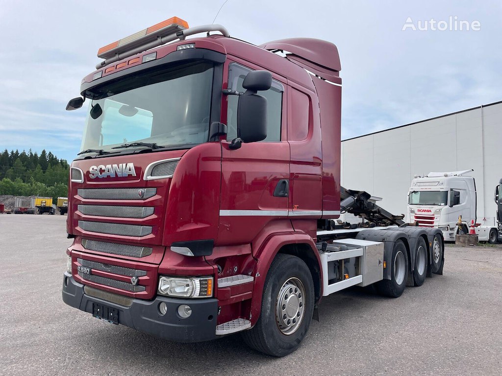 Scania R 580 8x4*4 MULTILIFT XR 20 TON / L=5600 mm / ARRIVING kamion rol kiper