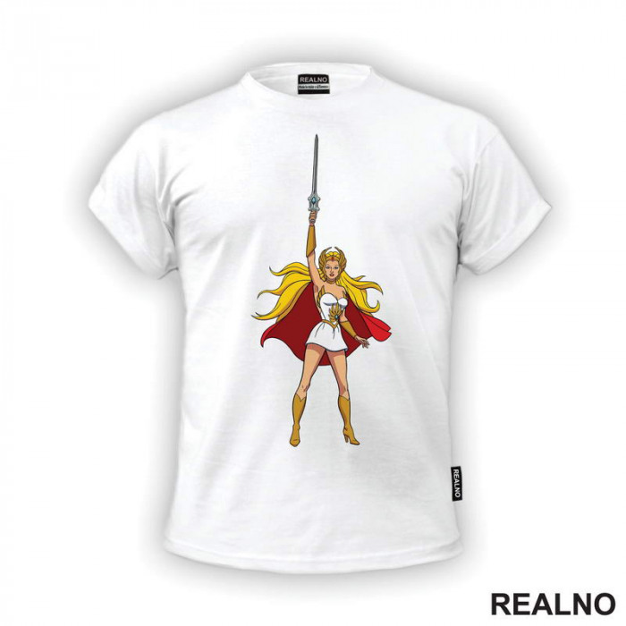 SHE RA - PODIGNUTI MAČ - MASTERS OF THE UNIVERSE - MAJICA