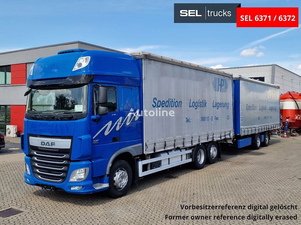 DAF XF 440 FAR Standklimaanlage kamion sa klizna zavesa cerada