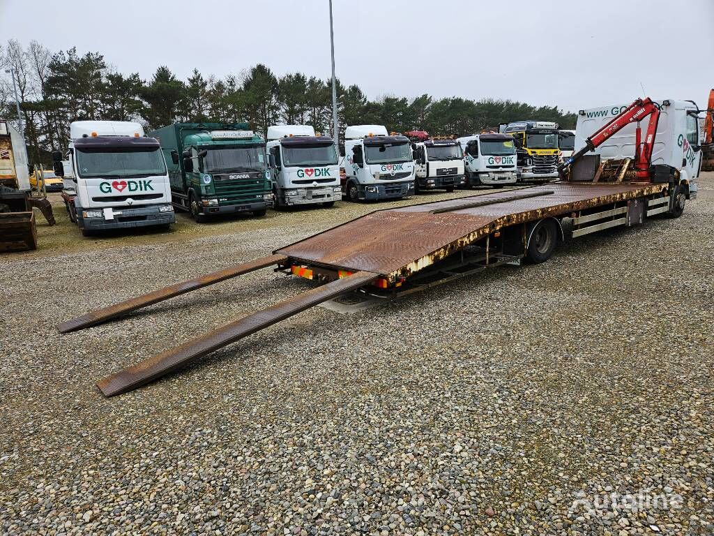 Renault 6 x Midlum 220 Machine Transport and crane (6 stk) autotransporter