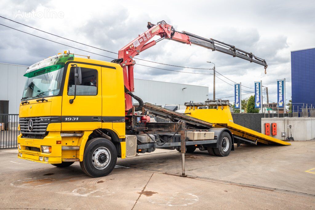 Mercedes-Benz ACTROS 1831 L - HMF 1683 K šlep auto