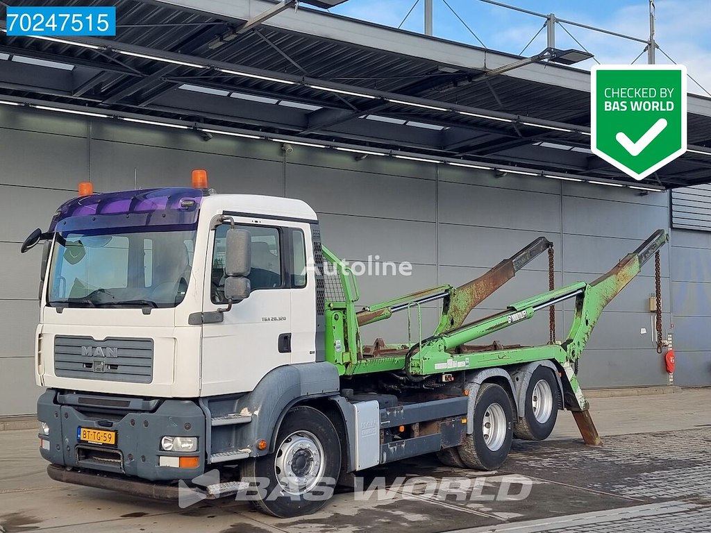 MAN TGA 28.320 6X2 NL-Truck 19tons Multilift Liftachse Euro 5 kamion autopodizač kontejnera