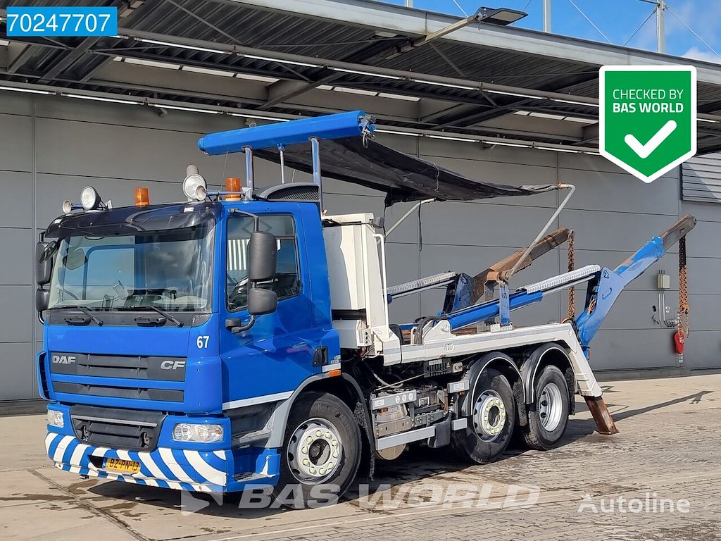 DAF CF75.250 6X2 NL-Truck VDL 18T Lift+Lenkachse EEV kamion autopodizač kontejnera