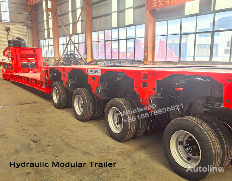 Nova Multi Axle Modular Trailer for Sale in Tanzania poluprikolica sa niskom platformom