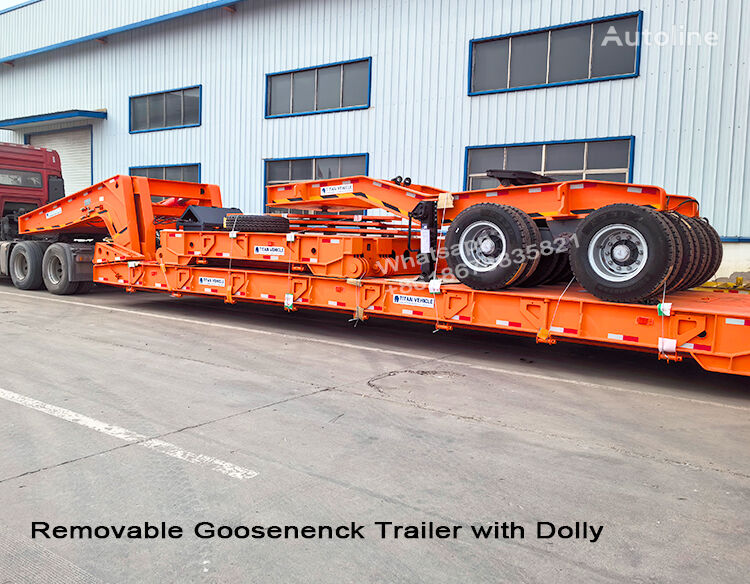 Nova Removable Gooseneck Trailer with Dolly for Sale in Mexico poluprikolica sa niskom platformom