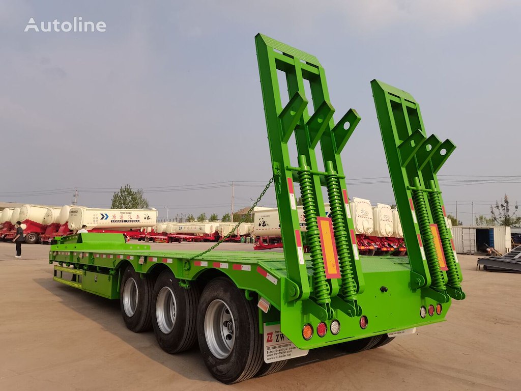 3axle trailer poluprikolica sa niskom platformom