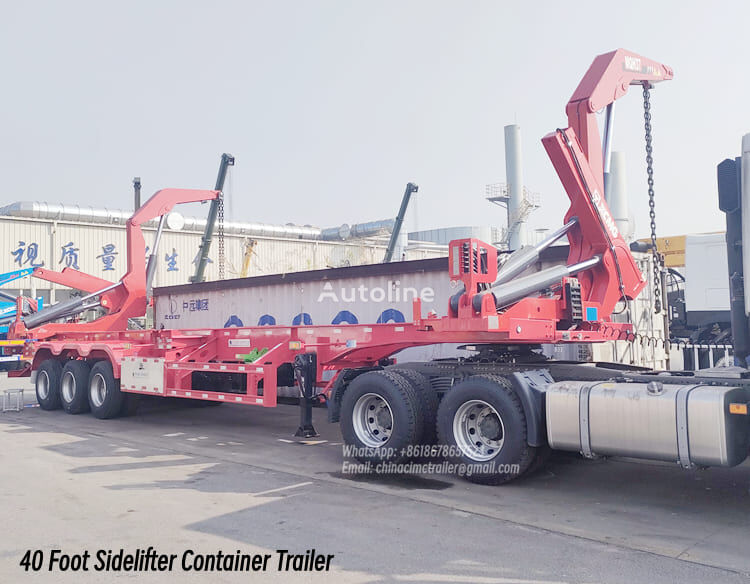 Nova 40 Foot Sidelifter Container Trailer for Sale Near Me poluprikolica za prevoz kontejnera
