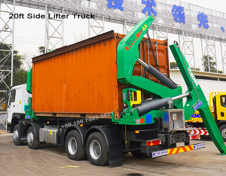 Nova 20ft Container Side Loader Trailer Truck for Sale in Barbados poluprikolica za prevoz kontejnera