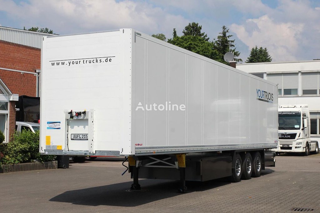 Schmitz Cargobull Koffer Koffe /DS/Liftachse/4x Pal.-Kasten/NEU ! furgon poluprikolica