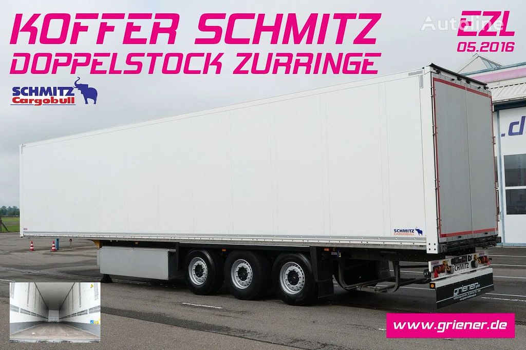 Schmitz Cargobull SKO 24 furgon poluprikolica
