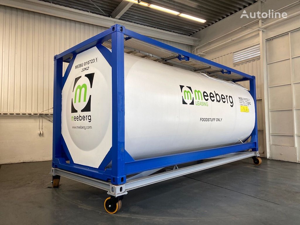 25.000L Foodstuff 20ft ISO Tank Container rezervoar-kontejner 20 stopa