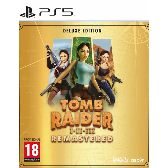 PS5 Tomb Raider I-III Remastered Starring Lara Croft - Deluxe Edition