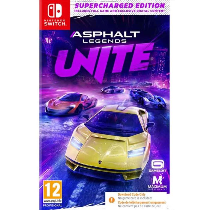 SWITCH Asphalt Legends UNITE - Supercharged Edition (code in a box)