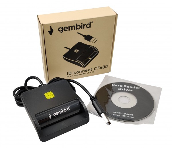 USB Smart Card Reader Gembird CRDR-CT400