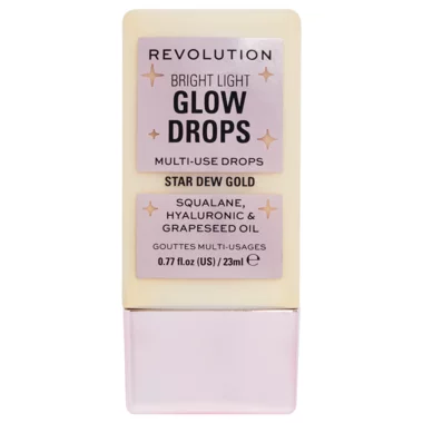 MAKEUP REVOLUTION Tečni hajlajter MAKEUP REVOLUTION Bright Light Glow Drops Golden Star Dew