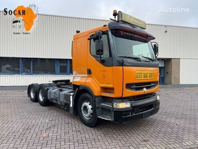 Renault Premium 385 Euro2 10 Wheels 26T 6X2 Manual pomp tegljač