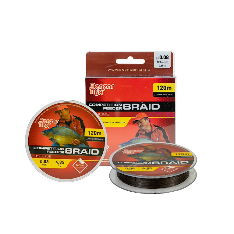 BENZAR COMPETITION FEEDER BRAID 120M 0.10MM 6.33KG