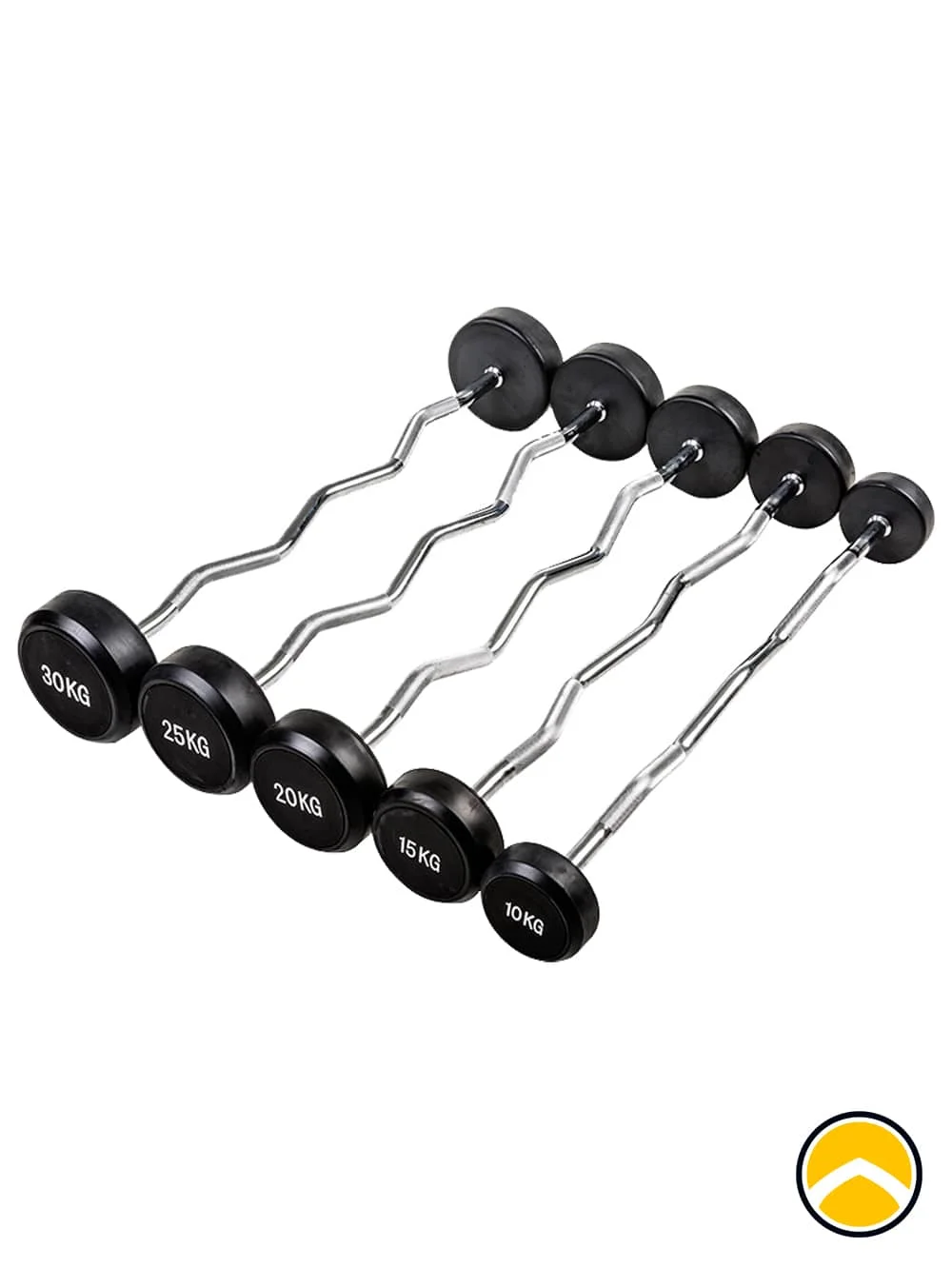 EZ DVORUČNE ŠIPKE – EZ RUBBER BARBELL SET